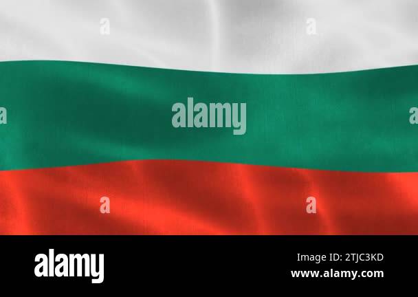 Bulgaria flag realistic waving fabric Stock Videos & Footage - HD and ...