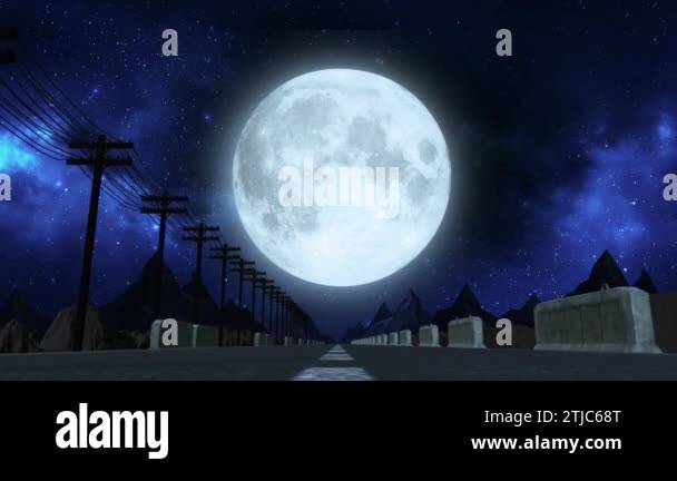 Moon road Stock Videos & Footage - HD and 4K Video Clips - Alamy