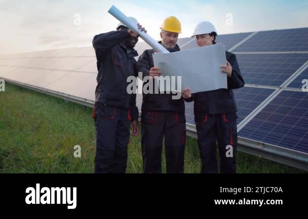 Multicultural team of electrical engineers conducted discussion at ...