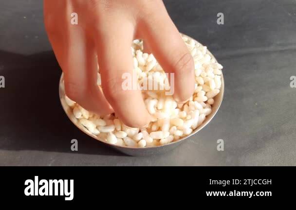 Puffed rice orpopped rice. Its puffed grainmade fromrice. A breakfast ...