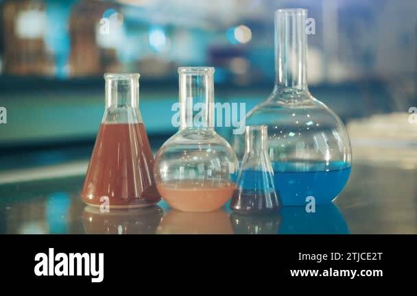 Glass flasks laboratory Stock Videos & Footage - HD and 4K Video Clips ...
