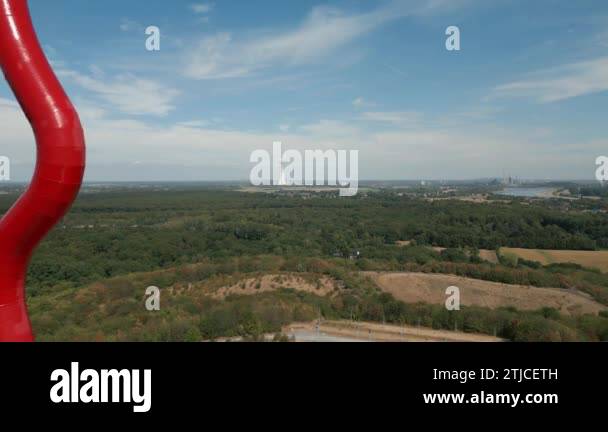 Sculpture and Landmark Rheinpreussen, in the city of Moers, is a thirty ...