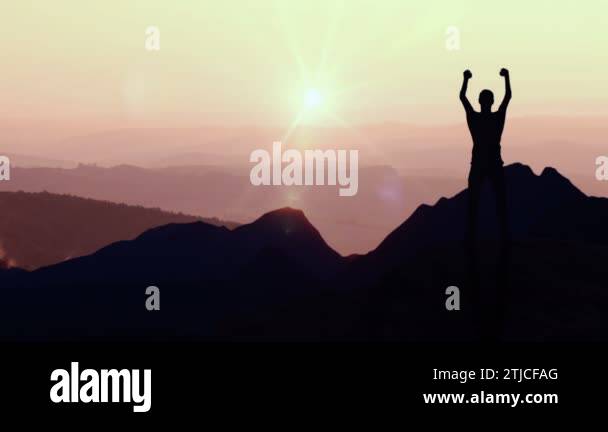 Animation depicting the concept of achieving goals with accompanying ...