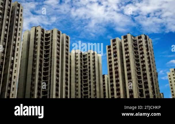 City business district Modern office high rise skyscraper buildings ...