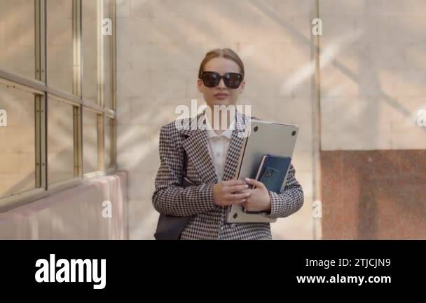 Confidence beautiful young brunette Stock Videos & Footage - HD and 4K ...