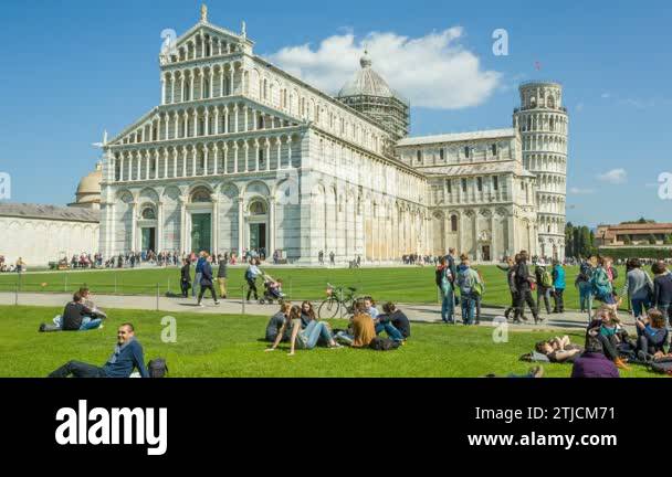 The leaning tower of pisa is the campanile Stock Videos & Footage - HD ...