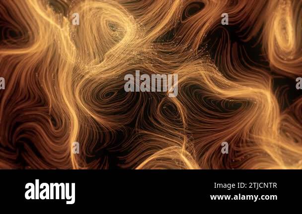 Abstract swirly trails. 4K UHD animation rendered at 16-bit color depth ...