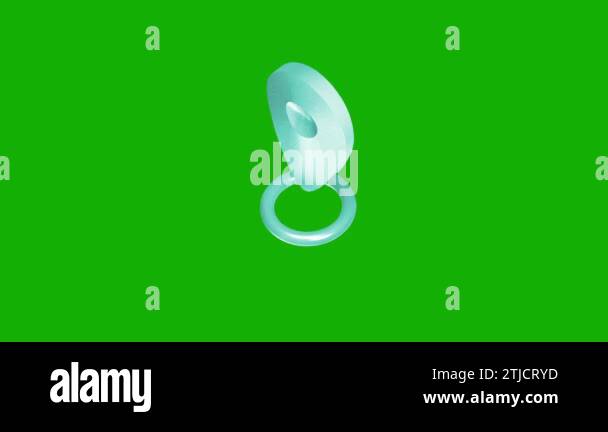 3D Location Pin pointer on Map animated cartoon on Green screen ...