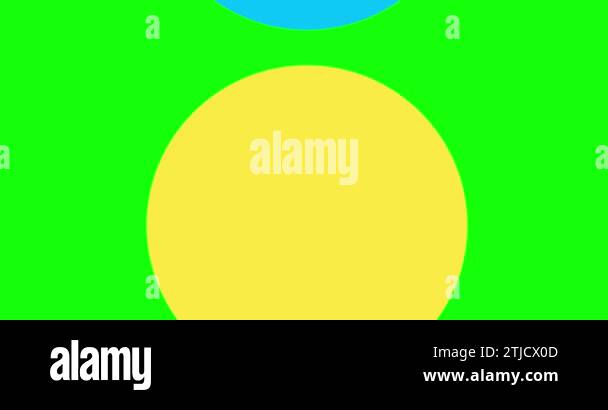 Abstract bright colors geometric background with moving circles. Circle ...