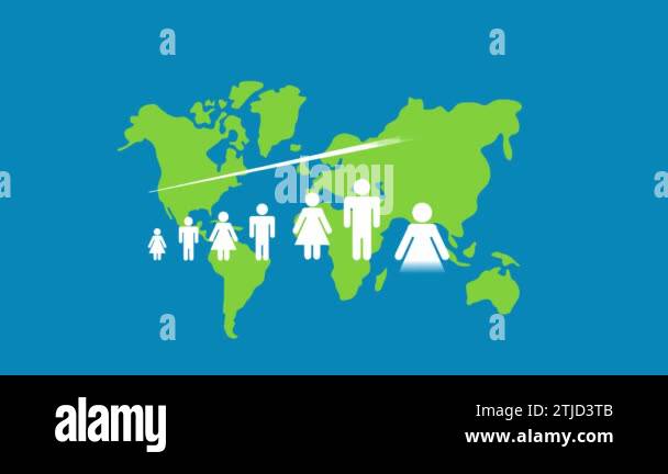 Population growth cartoon Stock Videos & Footage - HD and 4K Video ...