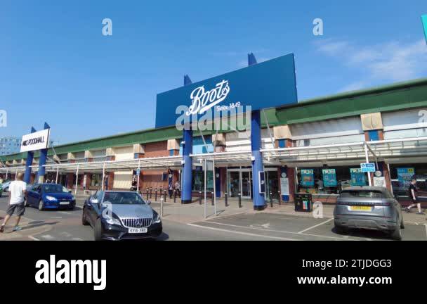 Leeds UK, 12th June 2023: Footage of the Crown Point Shopping Park in ...