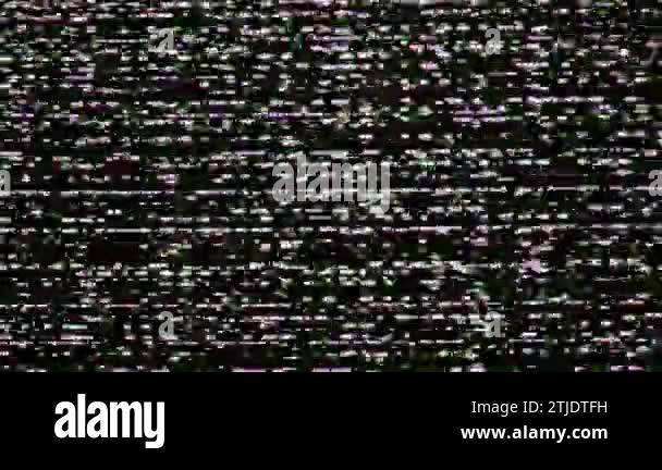 Spooky Halloween Analogue VHS footage. Vintage VCR noise. Broken tv ...