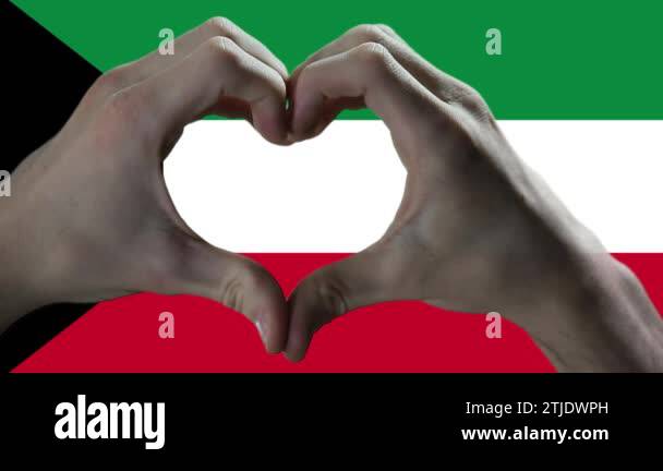 Love kuwait symbol heart flag Stock Videos & Footage - HD and 4K Video ...