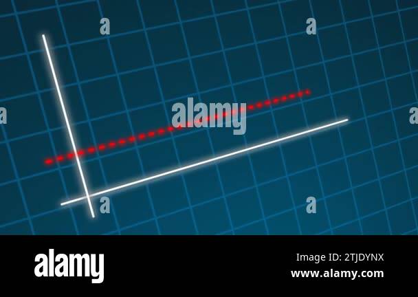 Creative stock exchange graph, return on investment graph animation in ...