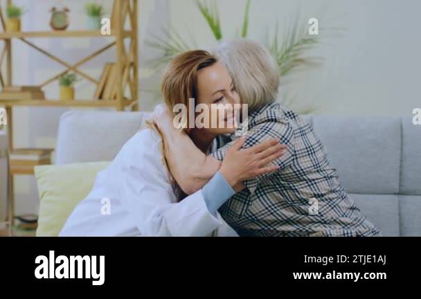 Very charismatic old woman patient after the end of appointment she ...