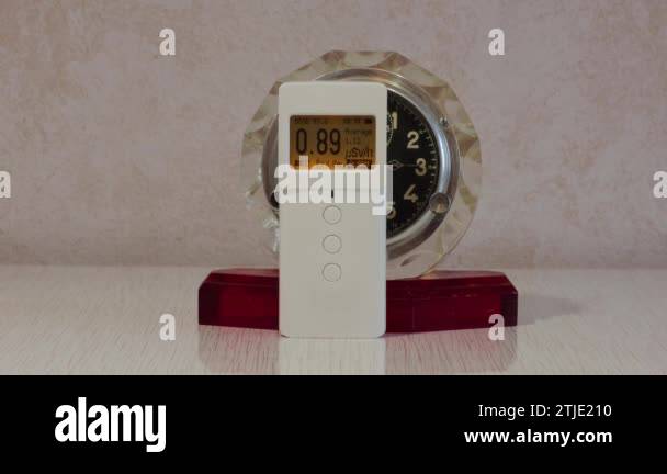 Measuring radiation from radioactive old clocks with a dosimeter ...