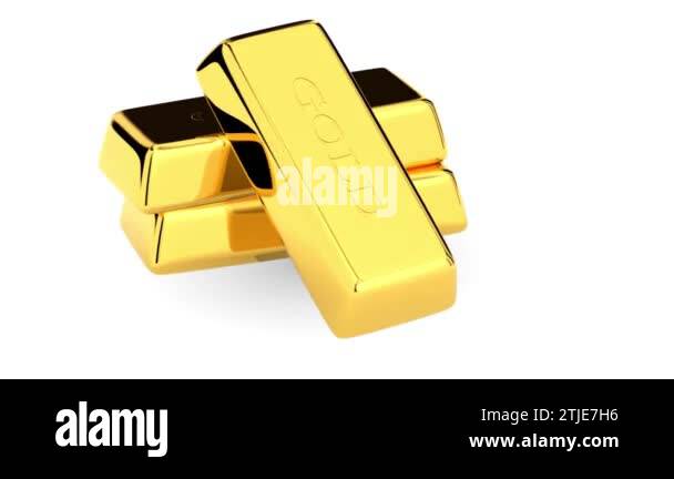 3d Gold bars in vault Bank Animated images for financial and wealth ...