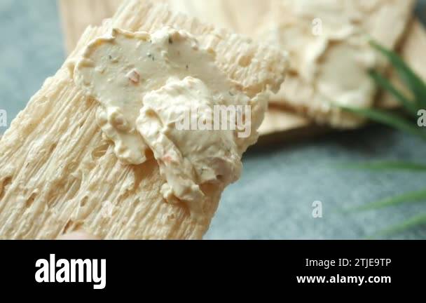 Crackers with cream cheese Stock Videos & Footage - HD and 4K Video ...