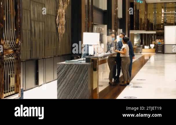 Marriott hotel reception desk Stock Videos & Footage - HD and 4K Video ...