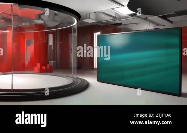 Elevate Productions with Virtual TV Studio Background Loop Stock Video Footage - Alamy