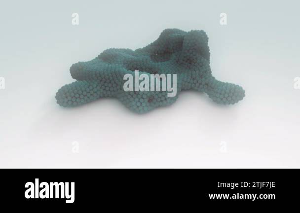 Animation depicting cancerous cells being destroyed in vitro by a novel ...