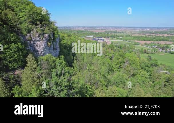 Rattlesnake Point Conservation Area lookout in province Ontario, Canada ...