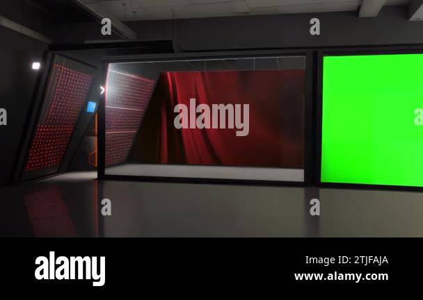 Science News Studio Background Loop for a Smart and Informative Look ...