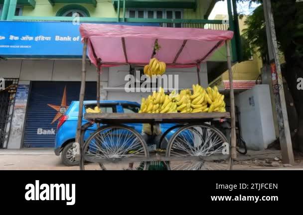 Banana cart Stock Videos & Footage - HD and 4K Video Clips - Alamy
