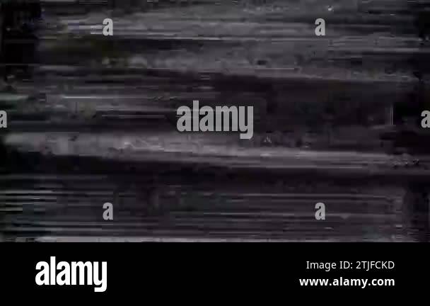 VHS Glitches Analog Abstract Digital Animation. Old TV. Glitch Error ...