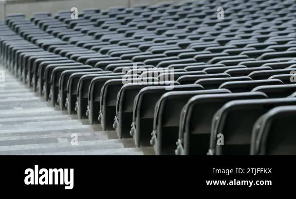 Rows of seats in football stadium in 4K Stock Video Footage - Alamy