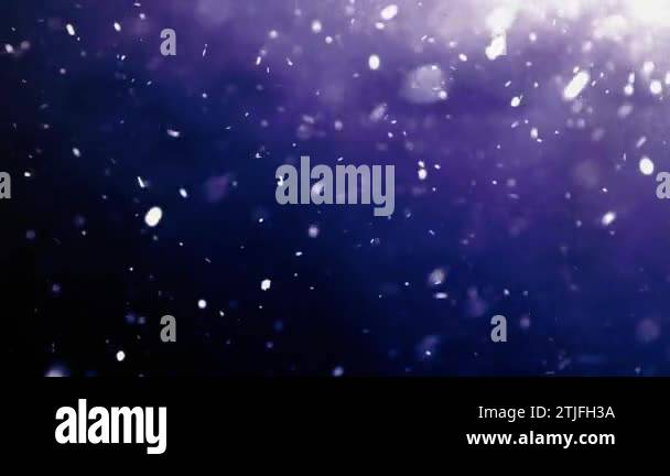 snowfall overlay, black background - winter, slowly falling snow effect ...