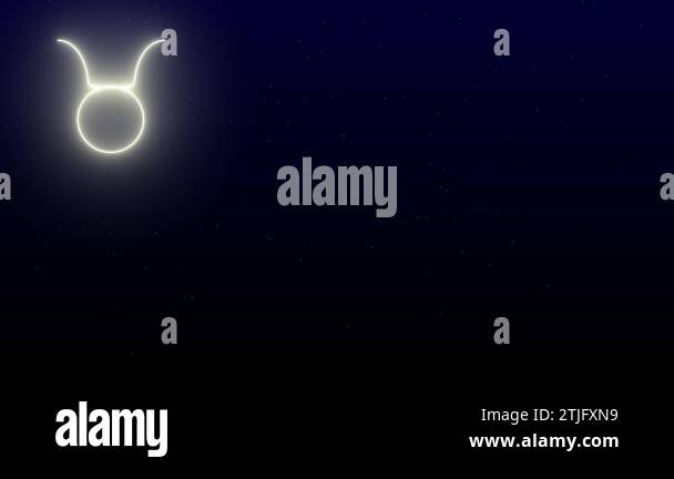 Taurus zodiac black Stock Videos & Footage - HD and 4K Video Clips - Alamy