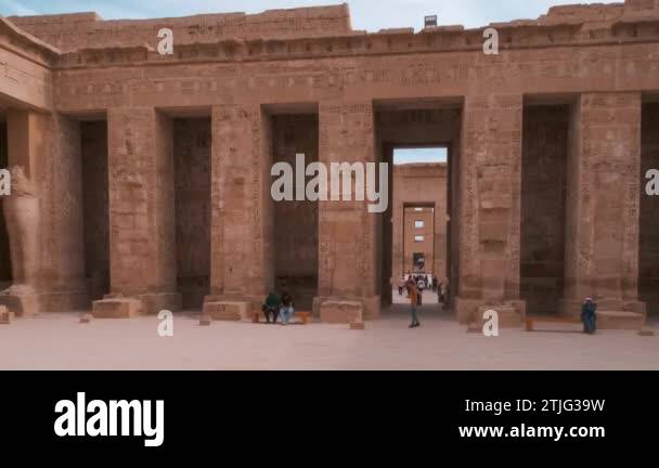 Mortuary temple of ramesses iii egypt Stock Videos & Footage - HD and ...