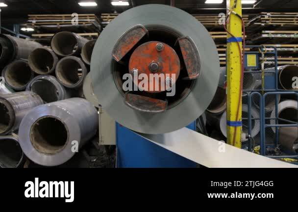 Decoiler machine Stock Videos & Footage - HD and 4K Video Clips - Alamy