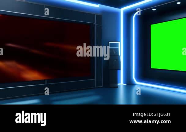 Dynamic 3D Virtual Studio with Realistic Animations and High-Resolution ...