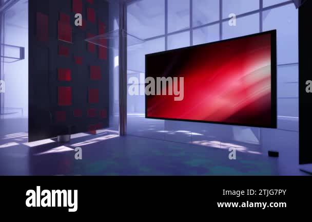 3D Virtual News Studio: Ultimate Backdrop for Your Next Production ...