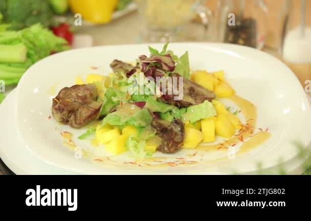 Mango salad beef Stock Videos & Footage - HD and 4K Video Clips - Alamy