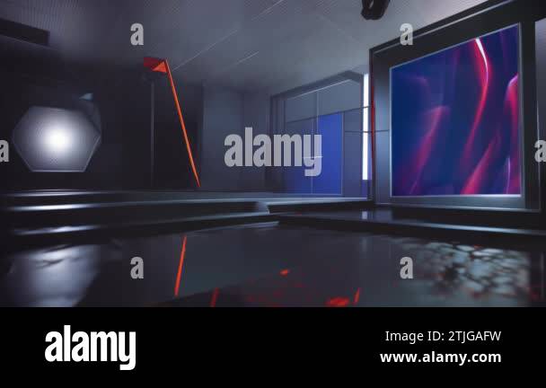 Interactive Virtual TV Studio: Captivating Set for Dynamic Multimedia ...