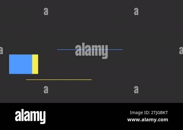 Modern lower third with empty copy space for writing custom messages ...
