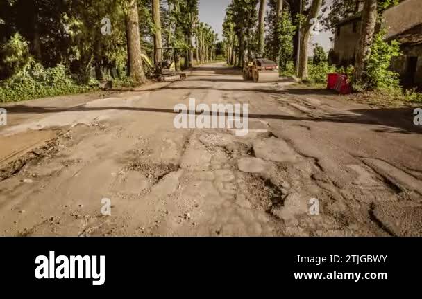 Broken city road excavation Stock Videos & Footage - HD and 4K Video ...