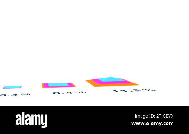 Pyramid chart moves up. Colored pyramid chart with three levels and ...
