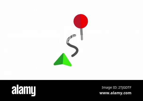 Navigator, Location and Map animated icon on transparent background ...