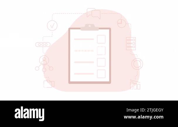 Check list sticker isolated Stock Videos & Footage - HD and 4K Video ...