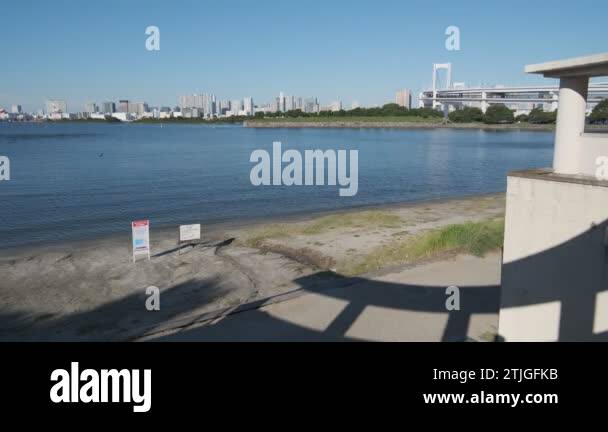Tokyo Odaiba Seaside Park Early morning 2022 Stock Video Footage - Alamy