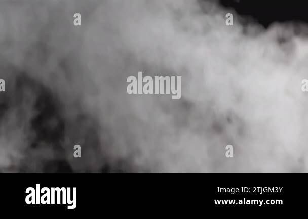 Smoke with Alpha channel. Realistic smoke or vapor clouds rise up on a ...