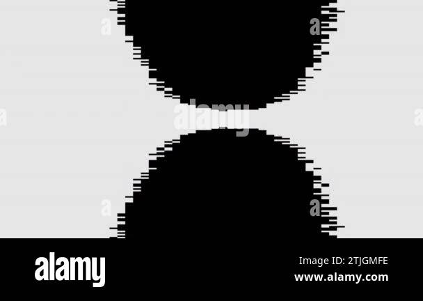 Pixel frequency. 8-bit glitch. Vibration wave. Black electronic noise ...