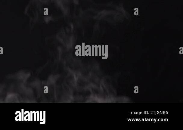 Realistic smoke or vapor clouds rise up, use in composite and video ...