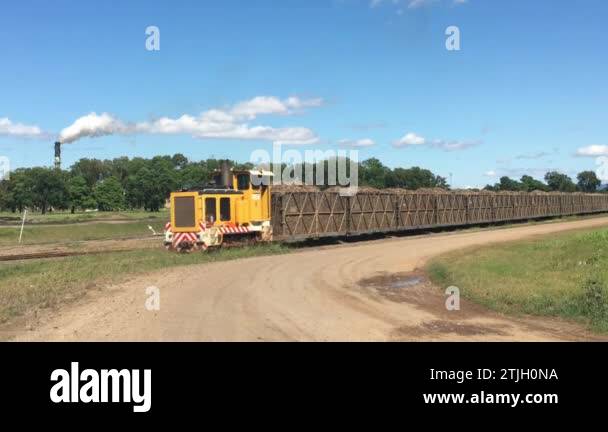 PROSERPINE,QLD - SEP 30 2022:Sugar Plantation Railway in the rural ...