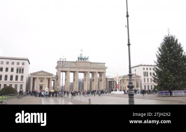 Brandenburg Gate German Brandenburger Tor, the famous Brandenburg Gate ...