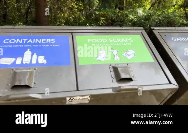 Wet trash paper and Garbage for recycling Garbage sorting in Canada you ...